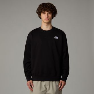 The North Face Sweatshirt THE NORTH FACE Essential Sweatshirt f&uuml;r Herren, Herren, Gr. XXL, schwarz (tnf schwarz), Obermaterial: 68% Baumwolle, 32% Polyester, Sweatsh