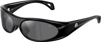 Moncler Lunettes de soleil Me8021 - unisex - Accessoires - Noir - Taille: 64 MM