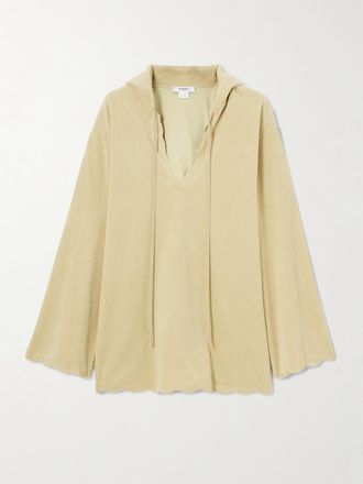 Marysia Swim Tunique À Capuche En Molleton De Coton Mélangé Baughman - Neutres