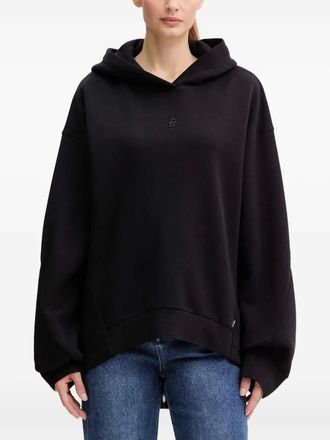 BOSS hoodie à détail de logo - Noir