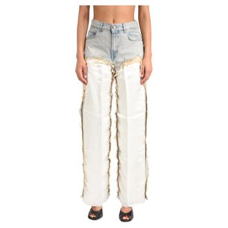 Haikure Femme, Jeans, Bleu, Taille: W29 Wide Jeans