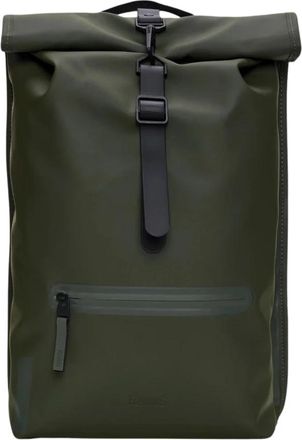 Rains Rolltop Rucksack - - Bags - unisex - Gr&uuml;n - ONE SIZE