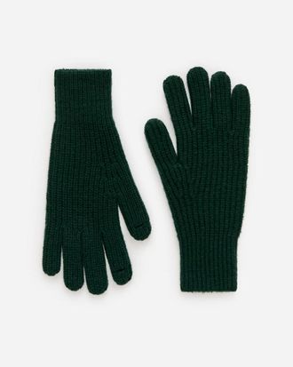 Arket Wollhandschuhe -Gr&uuml;n