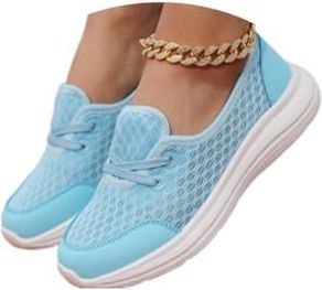 Generic Chaussures orthopédiques confortables en maille souple pour femme, Chaussures orthopédiques pour femme (Blue,40)