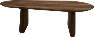 Giga Meubel Couchtisch Femke - Organisch - Mangoholz - Braun - 120cm