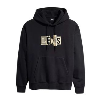 Levi's Homme, Sweatshirts et sweats à capuche, Noir, Taille: L SweaT-shirt à Capuche avec Écusson Logo