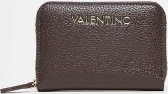 Valentino Alexia - Geldbörse mit Kartenfächern in Dunkelbraun mit umlaufendem Reißverschluss-Brown