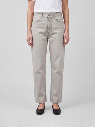 STUDIO NICHOLSON High-Waist Straight-Leg Jeans Barra aus Baumwolldenim
