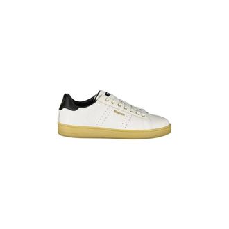 Blauer Luxus Leder-Sneakers - - Shoes - Herren - Wei&szlig; - 43 EU