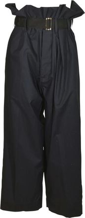 Plan C Plan C, Femme, Pantalons, Bleu, Taille: 42 FR Wide Pantalons