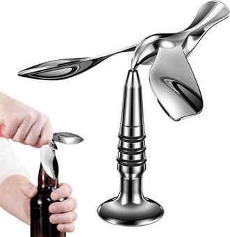 Generic Flying Bird Décapsuleur de bière, décapsuleur de vin, décoration de table en forme d, décapsuleur multifonction équilibré avec design flottant et rota