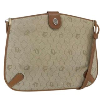 Dior Sac bandouli&egrave;re Vintage nid dabeille Pre-owned - Femme - Pre-owned - Beige - Taille: ONE Size