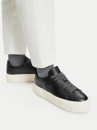 Calvin Klein Sneakers Calvin Klein Flatform Laceup Lth Wl HW0HW03229 Schwarz