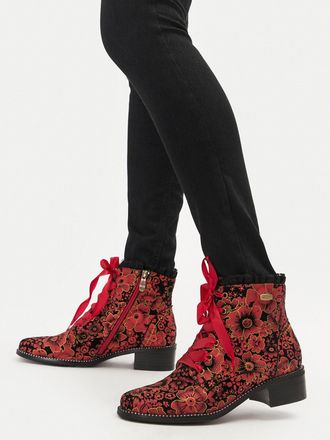Laura Vita Stiefeletten Laura Vita Emcmao 45 Rot