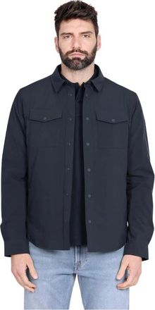 Bomboogie Homme, Vestes, Bleu, Taille: L Giacca stile camicia soprabito