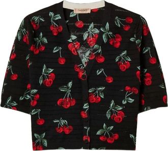 Twinset Femme, Pulls, Noir, Taille: 40 FR Cardigan