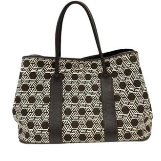 Herm&egrave;s Pre-owned Toile sacs-main - Femme - Pre-owned - Brun - Taille: ONE Size