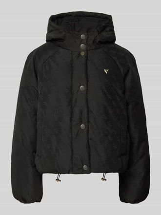 Guess Regular Fit Jacke mit Logo-Applikation Modell Boxy