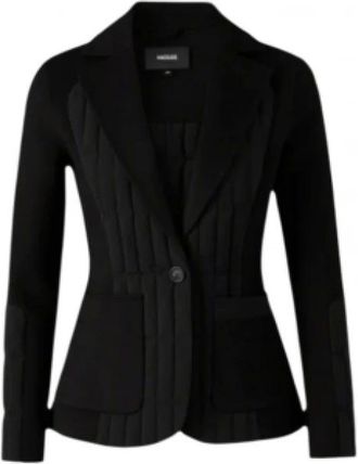 Mackage Femme, Vestes, Noir, Taille: 42 FR Leilani Tailleur Jacket