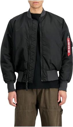 Alpha Industries Homme, Vestes, Noir, Taille: S Ma-1 Base Flight Jacket