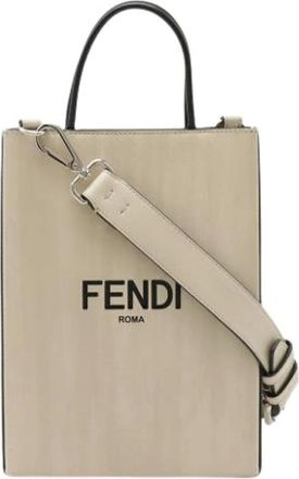 Fendi unisex, Pre-owned, Beige, Taille: ONE Size Sac fourre-tout Vintage Pre-owned