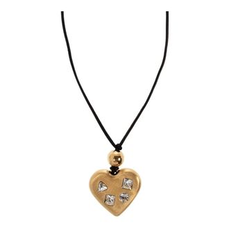 Jacquemus Femme, Accessoires, Jaune, Taille: ONE Size Collier Coeur