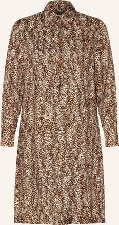 Elena Miro Elena Miro Hemdblusenkleid Aus Satin beige