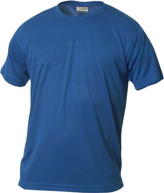 Clique Herren Funktions T-Shirt aus Polyester von CLIQUE. Das T-Shirt für den Sport, perforiert und feuchtigkeitsabführend in Royalblau, Grösse M