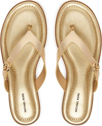 Michael Kors Zehentrenner MICHAEL Michael Kors Ering Thong 40S6ERFS1M Goldfarben