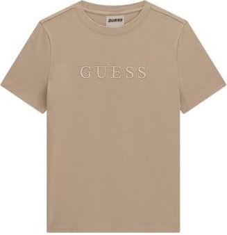Guess Tee-shirt droit en coton m&eacute;lang&eacute;