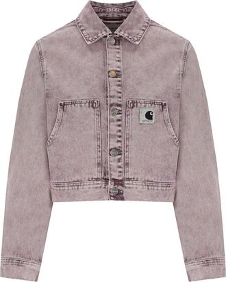 Carhartt Work in Progress VESTE EN DENIM WARCA VIOLET CARHARTT WIP