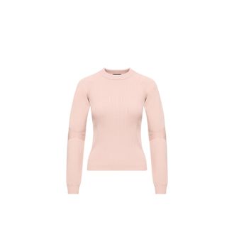 Moncler Moncler Pull En Laine M&eacute;lang&eacute;e, Femme, Rose, Taille: Xs