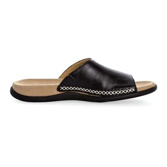 Gabor Schwarze Ledersandalen f&uuml;r Frauen - - Shoes - Damen - Schwarzk - 41 EU