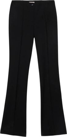 Oltre Femme, Pantalons, Noir, Taille: 46 FR Pantalon &Eacute;vas&eacute; en Maille Milano