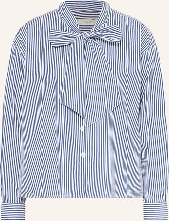 Lilienfels Lilienfels Schluppenbluse blau