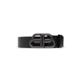 Balenciaga G&uuml;rtel mit Logo - - Accessories - unisex - Schwarzk - 70 CM
