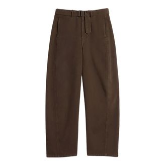 Christophe Lemaire Homme, Pantalons, Brun, Taille: XS Twisted Belted Pants