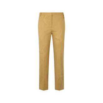Roberto Cavalli Python-Print Straight Leg Hose - - Trousers - Damen - Braun - XS