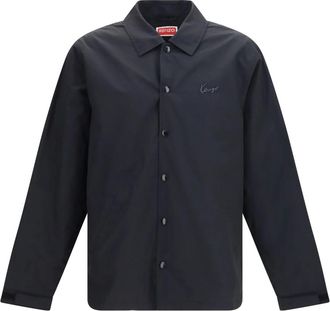 Kenzo Veste Coach Signature L&eacute;g&egrave;re - Homme - Vestes - Noir - Taille: S