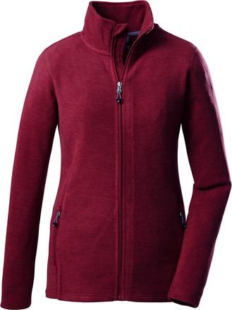 Killtec Damen Fleecejacke WMN FLC JCKT 8, tiefrot, 46, 39053-000