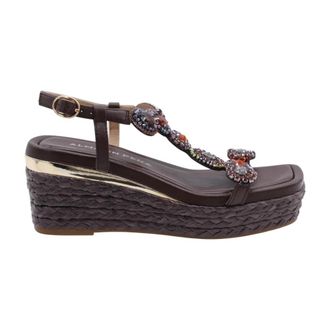 Alma En Pena Dille Wedge Sandal - - Shoes - Damen - Braun - 41 EU