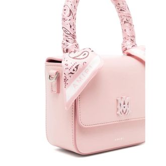 Amiri Nappa Leather Foldover Shoulder Bag - Pink