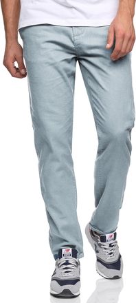 Indicode Herren Haverfield Stoffhose aus Leinen & Baumwolle | Herrenhose Freizeithose M&auml;nner Blue Wave, XXL