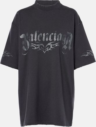 Balenciaga T-Shirt aus Baumwoll-Jersey