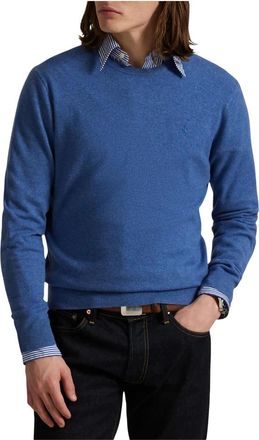 Polo Ralph Lauren Homme, Pulls, Bleu, Taille: XL Long Sleeve Pullover