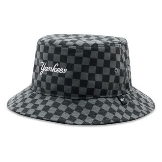 47 Brand Hut 47 Brand MLB New York Yankees Check Up Script 47 BUCKET B-CHKBK17GWF-CC Grau