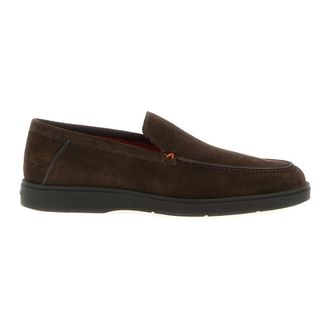 Santoni Drain Loafers - - Shoes - Herren - Braun - 43 EU
