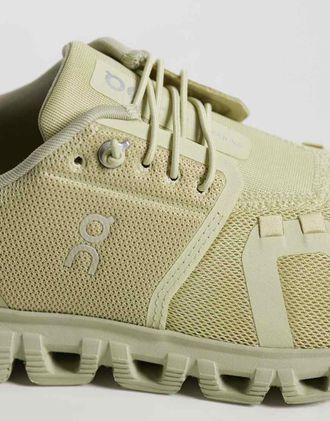 On Cloud 6 baskets de tous les jours en kaki clair-Vert