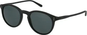 Polo Ralph Lauren 0PH4110 Matte Black Acetate Sunglasses - Black