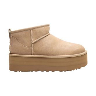 UGG Ugg, Femme, Chaussures, Beige, Taille: 38 EU Classic Ultra Mini Platform
